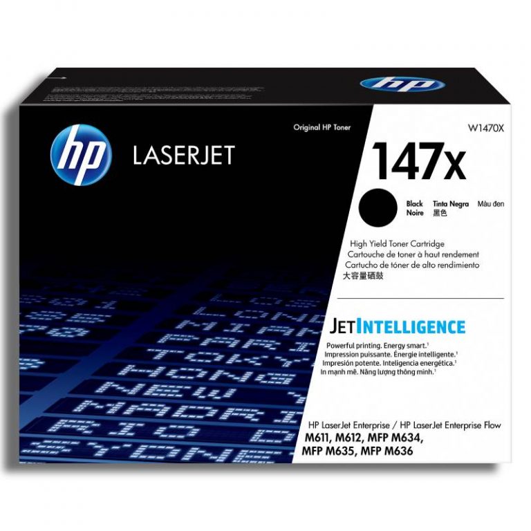 Cartucho De Toner HP 147X Negro Laserjet Original (W1470X) - JS Suministros